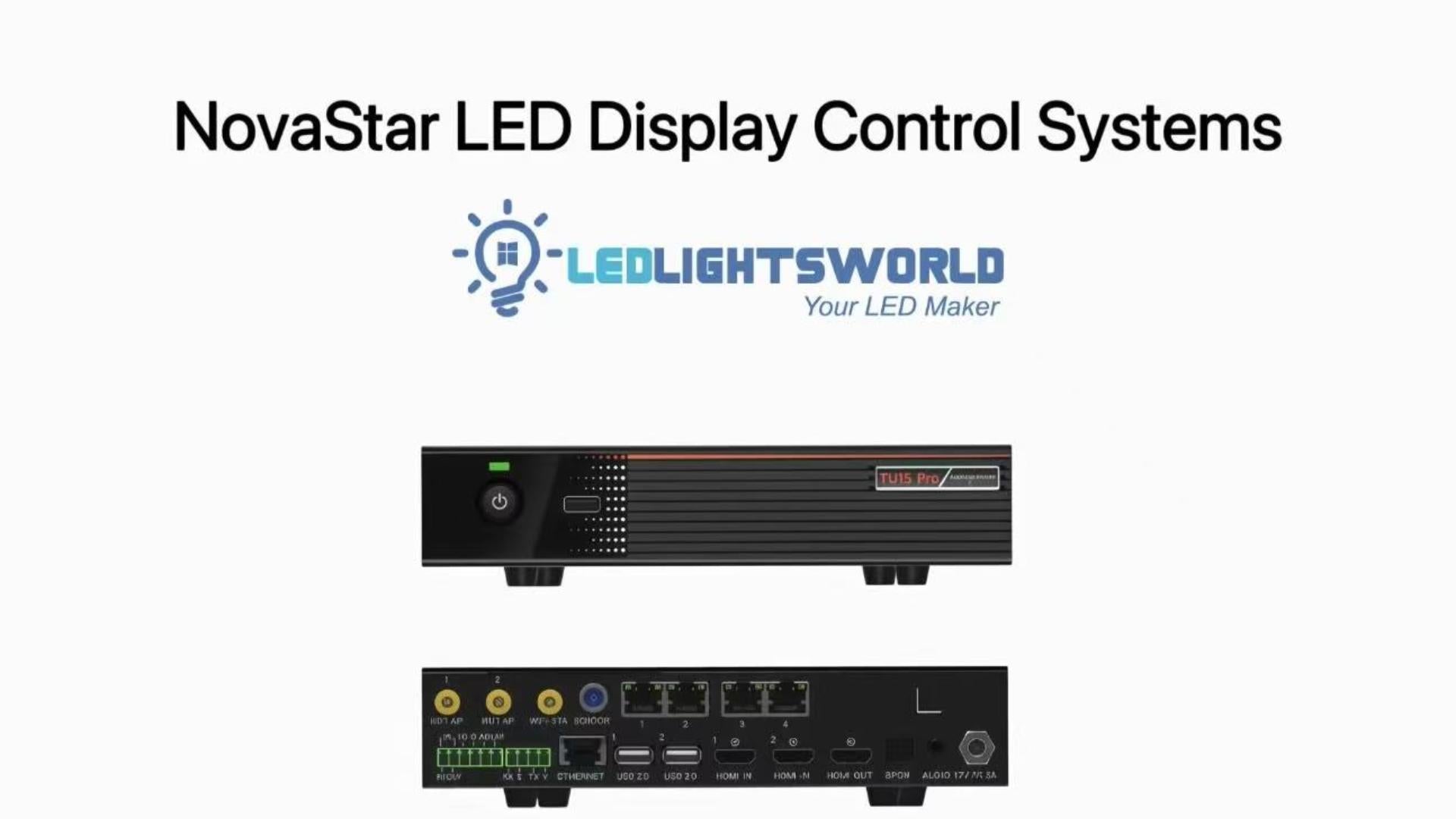 NovaStar TU15 PRO Playback Control Processor – Dual-Mode LED Display C