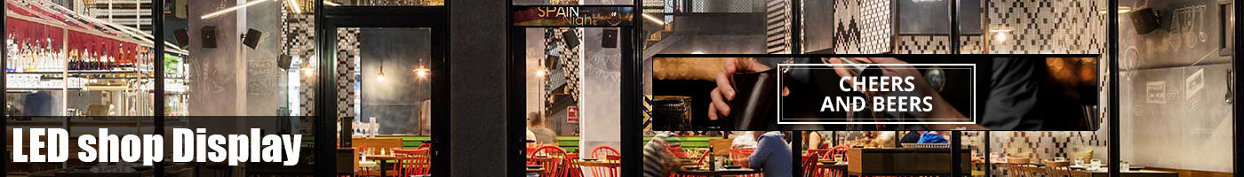 LED Shop Display, Reinvented | Frameless, Ultra-Thin, Modern Retail Screens