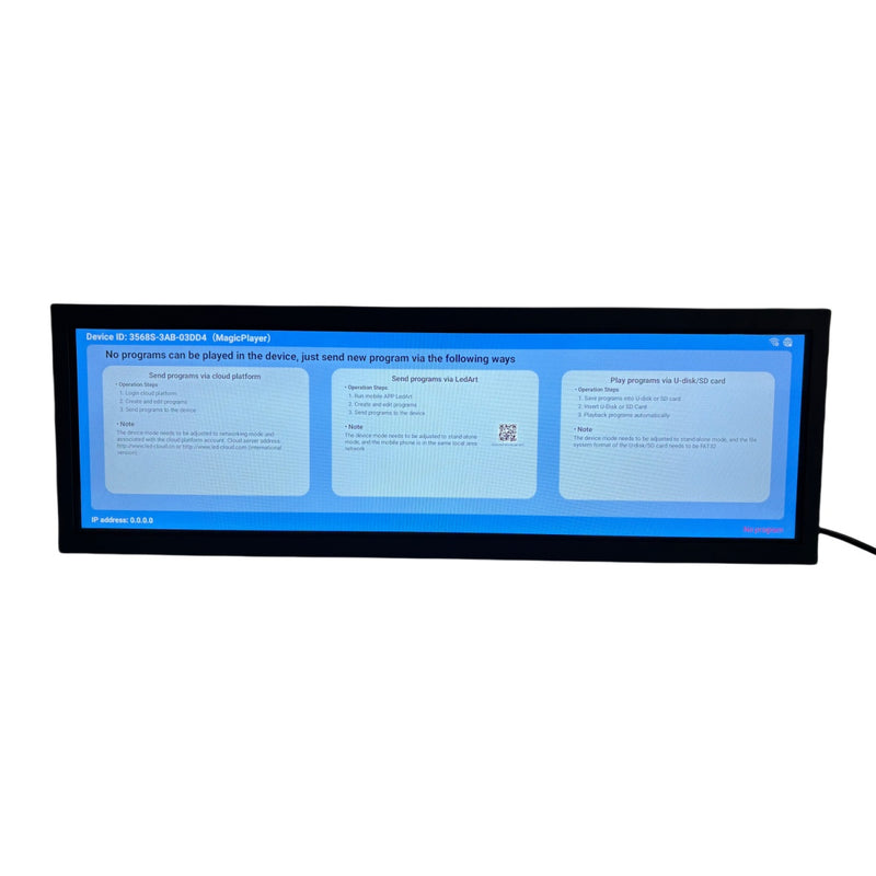 Stretched LCD Bar Displays | Ultra-Wide Android Digital Shelf Screens ...