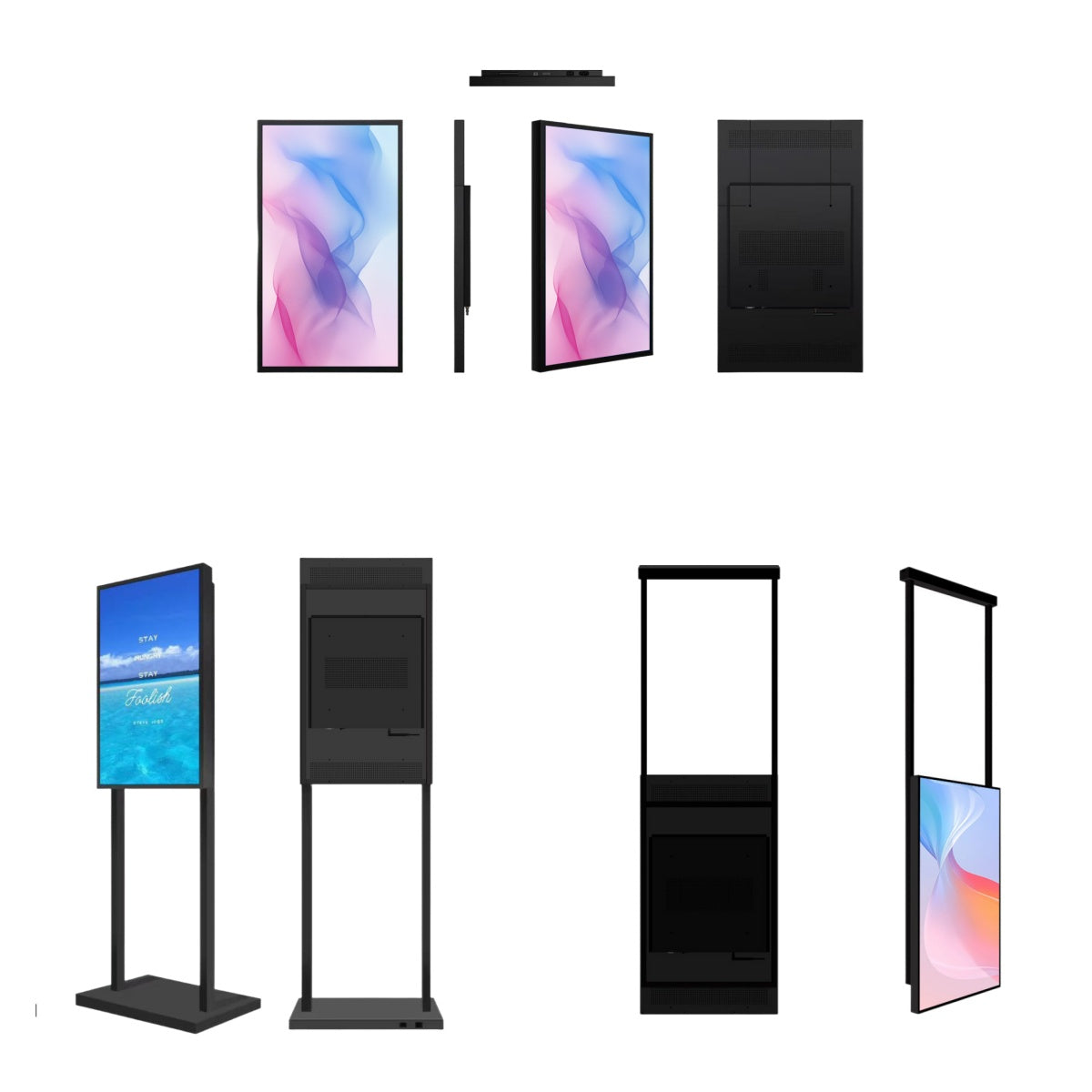 32" Single-Sided 2500nits High Bright LCD Window Advertising Display,