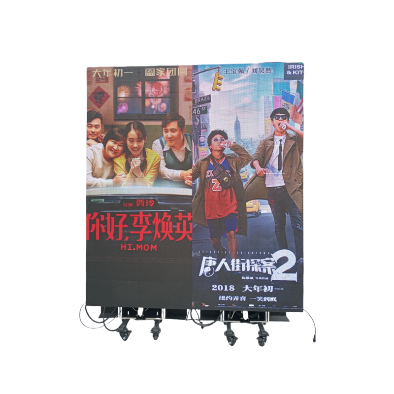 Portable LED Display-Out of box foldable and movable LED Poster