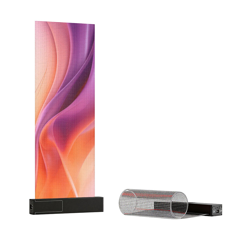 Selbstklebende transparente LED-Folie – Digitale Fenster- und ...