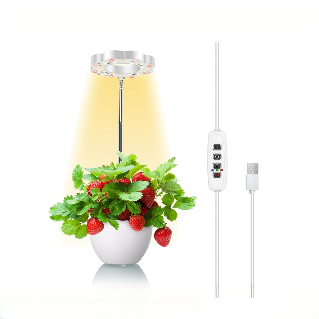 Smart LED Grow Light for Indoor Plants | Full Spectrum USB Plant Lamp