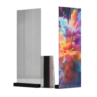 Selbstklebende transparente LED-Folie – Digitale Fenster- und ...