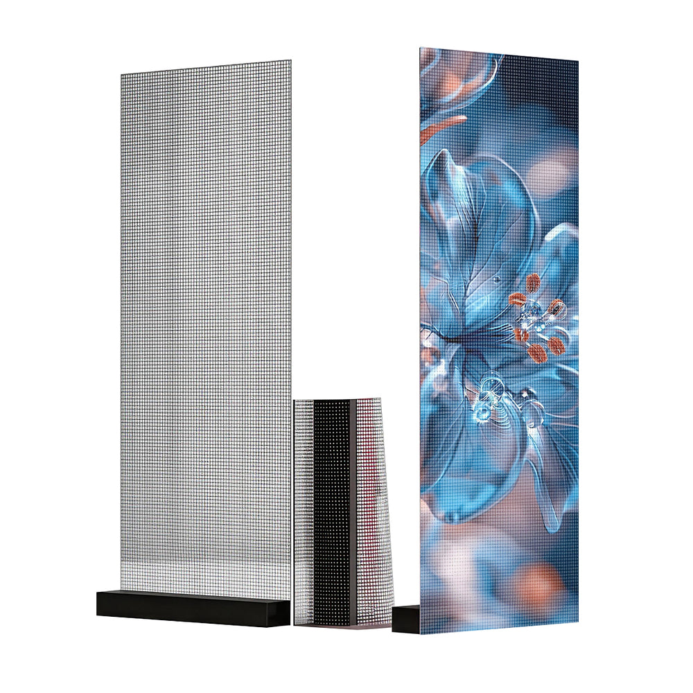 Adhesive Transparent LED Film – Window & Glass Digital Display | Custom ...