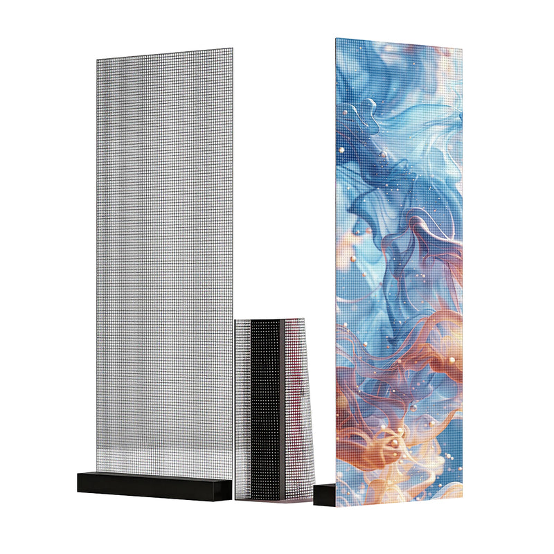 Adhesive Transparent LED Film – Window & Glass Digital Display | Custom ...