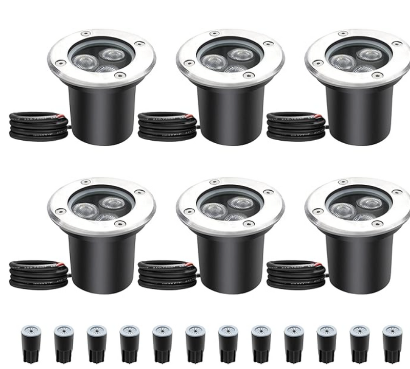 Inground Path & Garden LED Lights – Waterproof Outdoor Recessed ...
