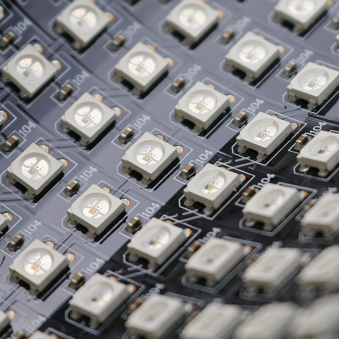 LED Matrix Screen WS2812B Digital Flexible LED Panel SMD5050 RGB Indiv