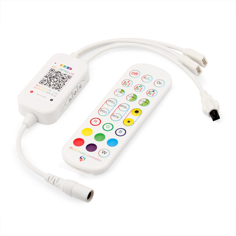 ELK6ARGB Bluetooth Music RGB LED Controller – DC5V-24V | Dual Output